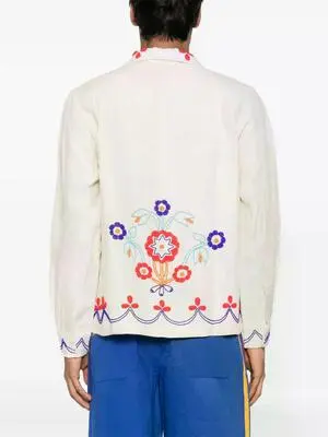 BODE Garden Party Beaded Shirt