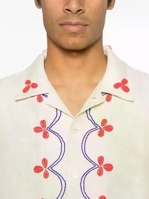 BODE Garden Party Beaded Shirt