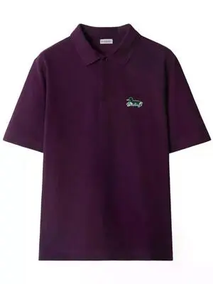 Burberry Logo-appliqué Cotton Polo T-shirt