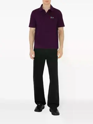 Burberry Logo-appliqué Cotton Polo T-shirt
