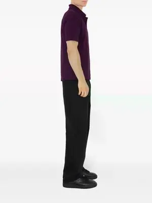 Burberry Logo-appliqué Cotton Polo T-shirt