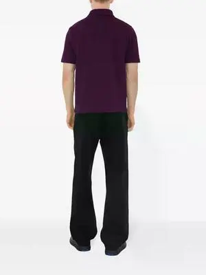 Burberry Logo-appliqué Cotton Polo T-shirt