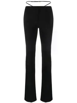 Dsquared2 Strap-detail Flared Trousers