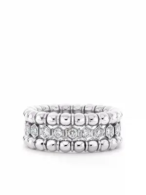 PRAGNELL 18kt White Gold Bohemia Diamond Expandable Ring - Silver