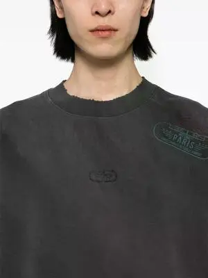 GROUND ZERO Logo-print Sweatshirt - Grey