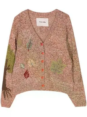 Applique Cardigans For Men