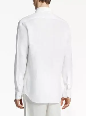 Zegna Long-sleeve Linen Shirt