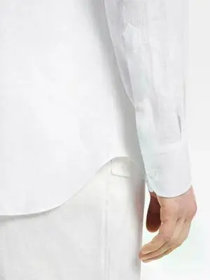 Zegna Long-sleeve Linen Shirt
