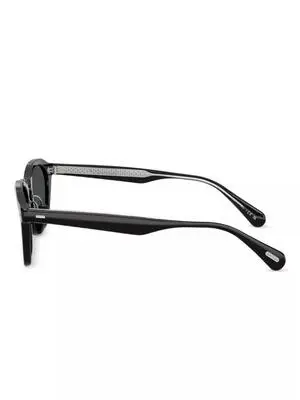 Oliver Spencer Square Frame Sunglasses - Black