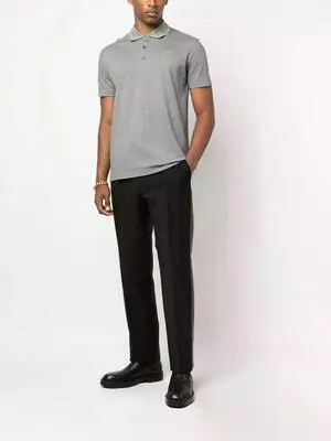 Versace Side-stripe Straight-leg Trousers