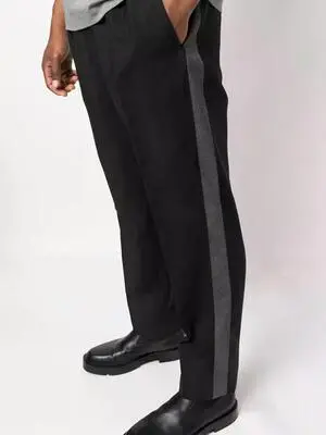 Versace Side-stripe Straight-leg Trousers