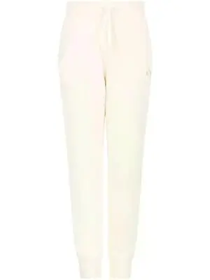 Armani Exchange Logo Print Drawstring Trousers - Neutrals