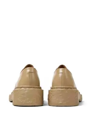 Camper Vámonos Leather Derby Shoes - Neutrals