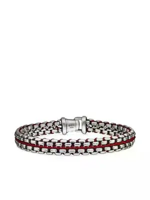David Yurman Sterling Woven Box Chain Bracelet