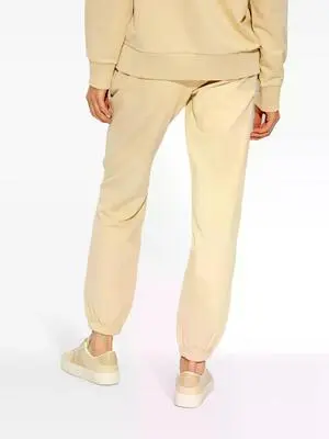Moncler Logo-patch Cotton Track Pants - Neutrals