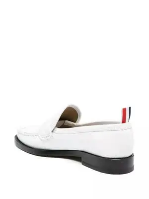 Thom Browne Varsity Leather Penny Loafers