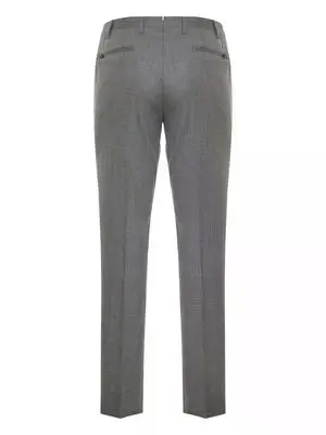 Corneliani Pressed-crease Wool Trousers