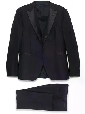 Tagliatore Single-breasted Dinner Suit - Blue