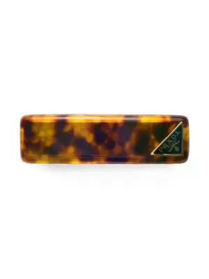Prada Tortoiseshell-effect Hair Clip - Brown