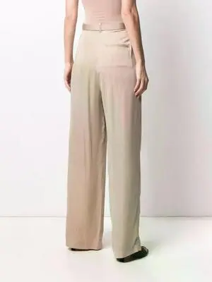 SELF-PORTRAIT Belted Wide-leg Trousers
