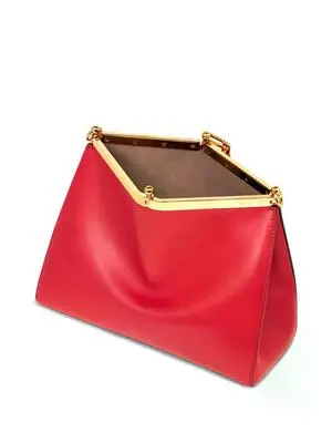 Etro Medium Vela Leather Shoulder Bag - Red