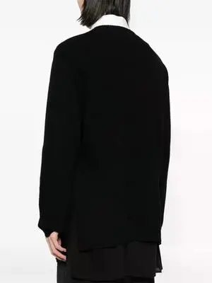 Yohji Yamamoto Button-up Wool Jumper