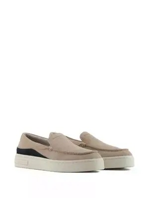 Armani Exchange Suede Loafers