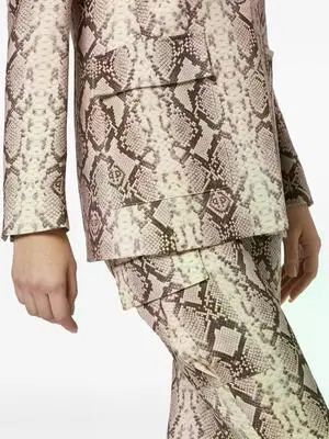 Philipp Plein Python-print Satin Blazer