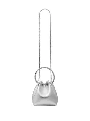 JIMMY CHOO Bon Bon Drawstring Mini Bag - Silver