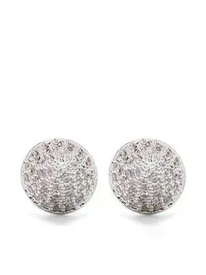 Eddie Borgo Pavé Cone Earrings Silver