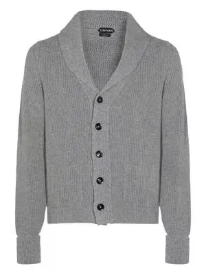 TOM FORD Cashmere Cardigan - Grey
