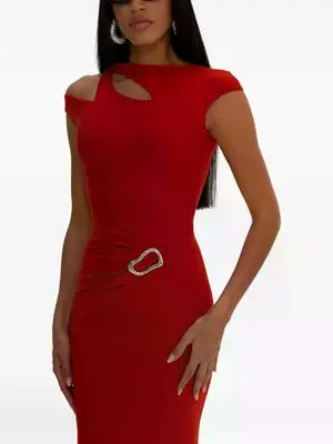 MOOS STUDIO Used To Be Yours Maxi Dress - Red