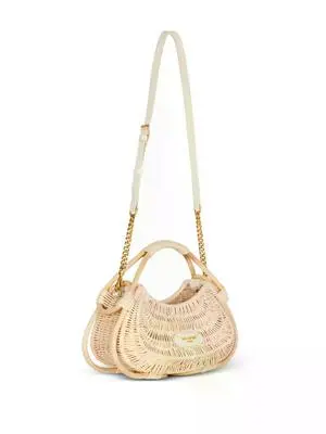 Balmain Jolie Madame Wicker Basket Tote