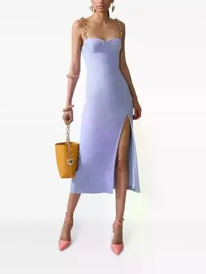 Carolina Herrera Chain-strap Midi Dress