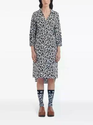 Marni Floral-print Midi Dress