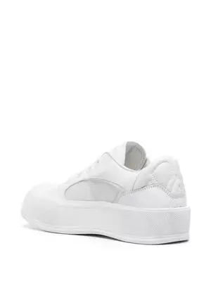 Alexander McQueen Embossed-logo Leather Sneakers