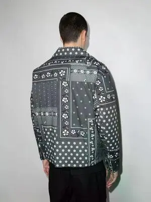 NEIGHBORHOOD Bandana-print Biker Jacket