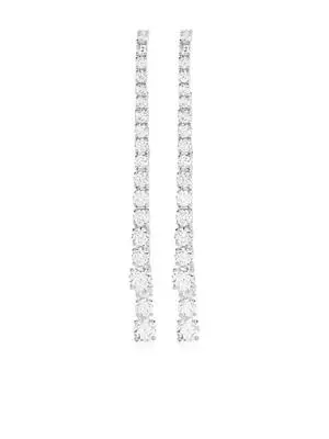 SWAROVSKI Matrix Drop Earrings - Silver