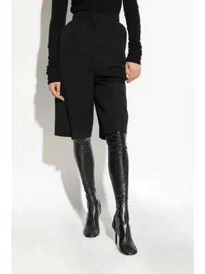 Givenchy Wool Wide-leg Shorts
