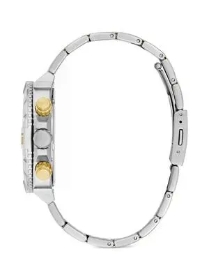 Guess Chronograph Watch With Stainless Steel Link Bracelet