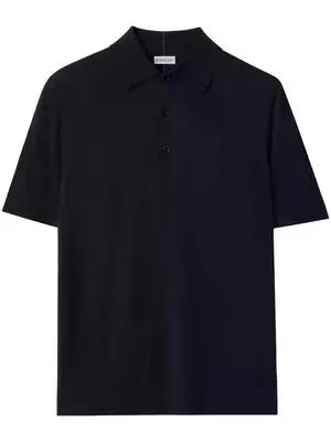Burberry Wool Polo Shirt - Blue