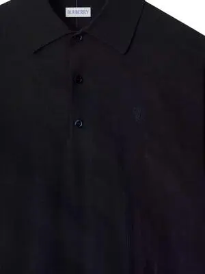 Burberry Wool Polo Shirt - Blue