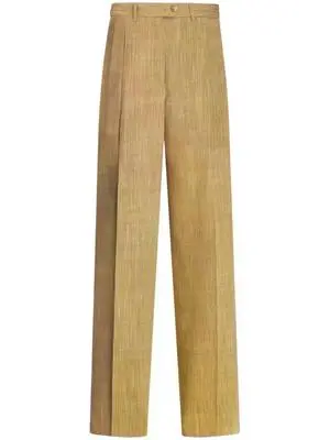 Etro Slub-effect Tailored Trousers