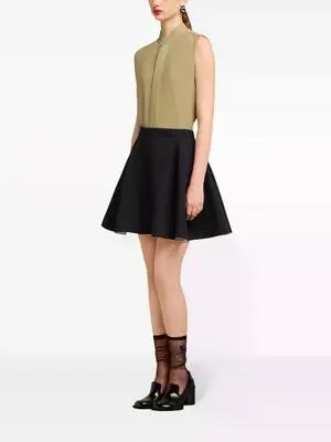 AMI Paris Virgin Wool Skater Skirt