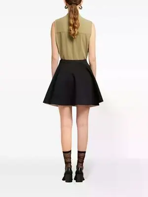 AMI Paris Virgin Wool Skater Skirt