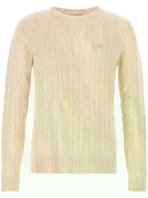 Valentino Garavani Cable-knit Cashmere Sweater
