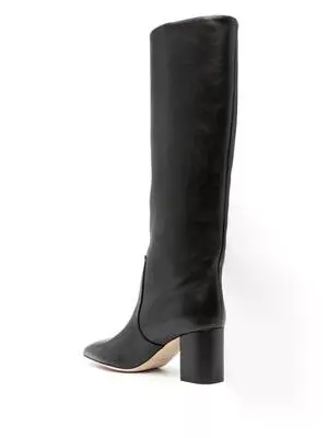 Paris Texas Anja 70mm Leather Boots - Black
