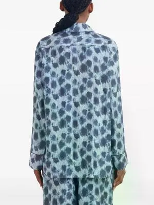 Marni All-over Print Silk Shirt