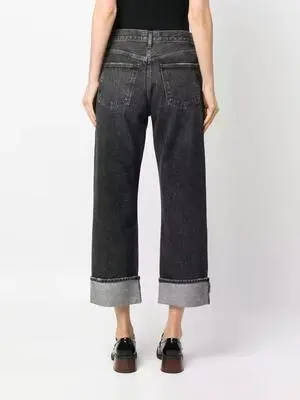 AGOLDE High-rise Cropped Jeans