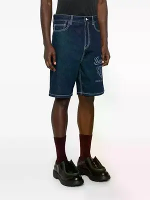 Gucci Lasered Denim Shorts